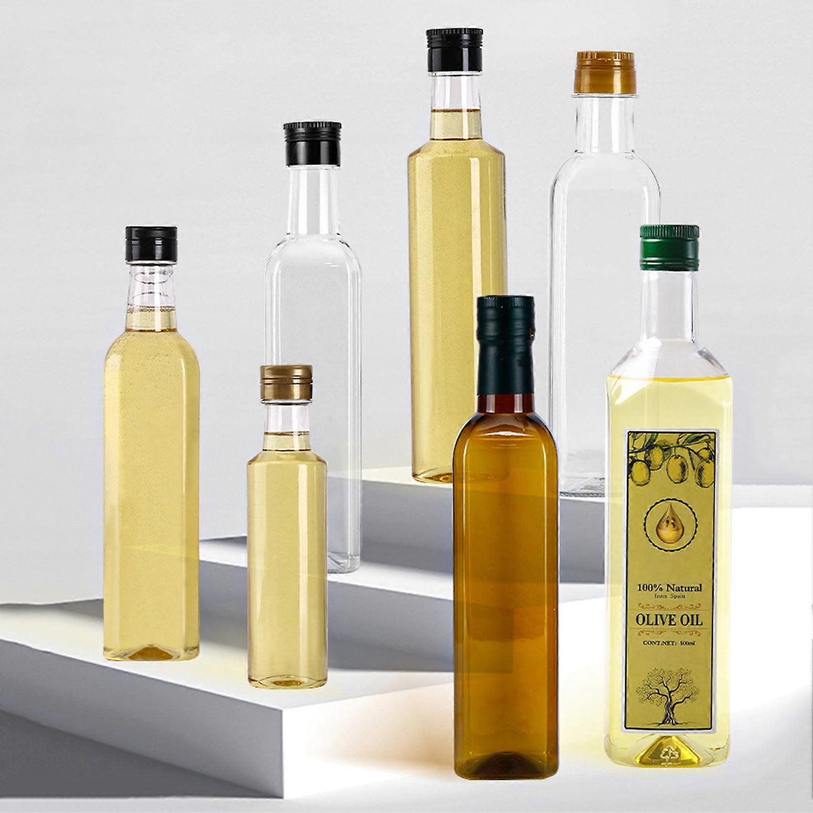 5Pcs Woozy Bottles Clear Sauce Woozy Bottle Plastic Empty Beverage ...