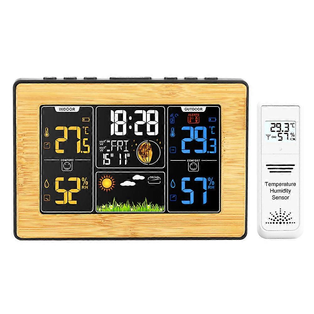 Wireless Weather Station with Outdoor Indoor Outdoor Sensor Thermometer ...