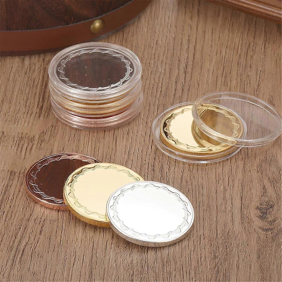 6pcs Blank Coins for Engraving, 40mm Coin Blanks Laser-Engraving Blanks ...