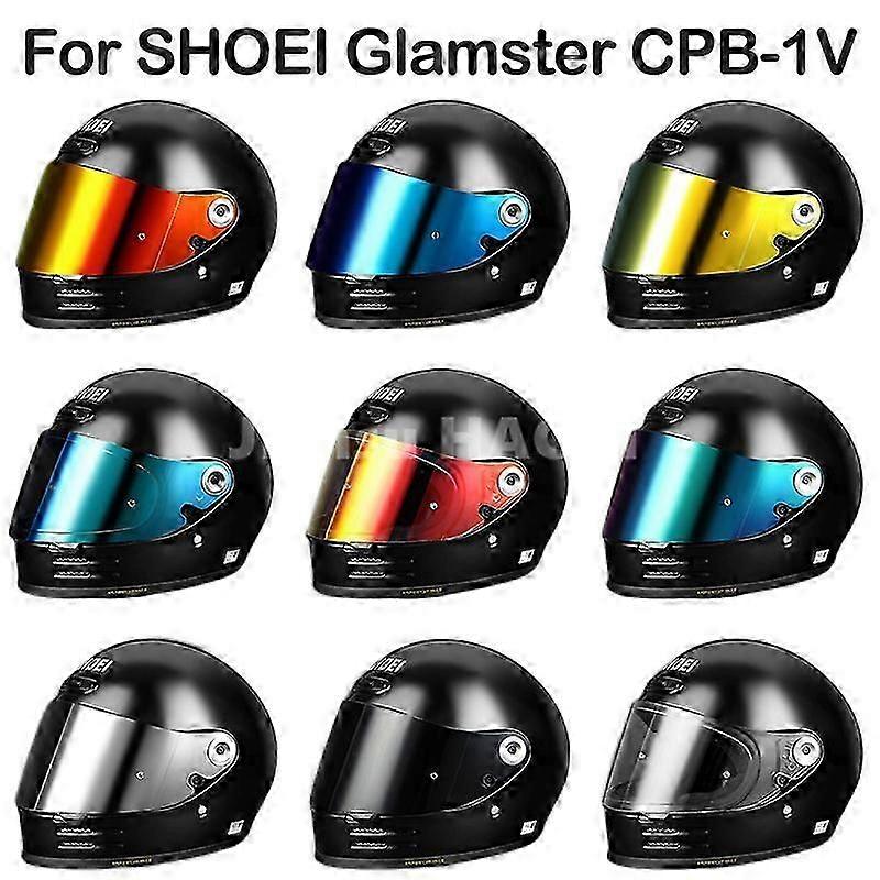 Helmet Visor For Shoei Glamster Full Face Motorcycle Lens Uv Protection ...
