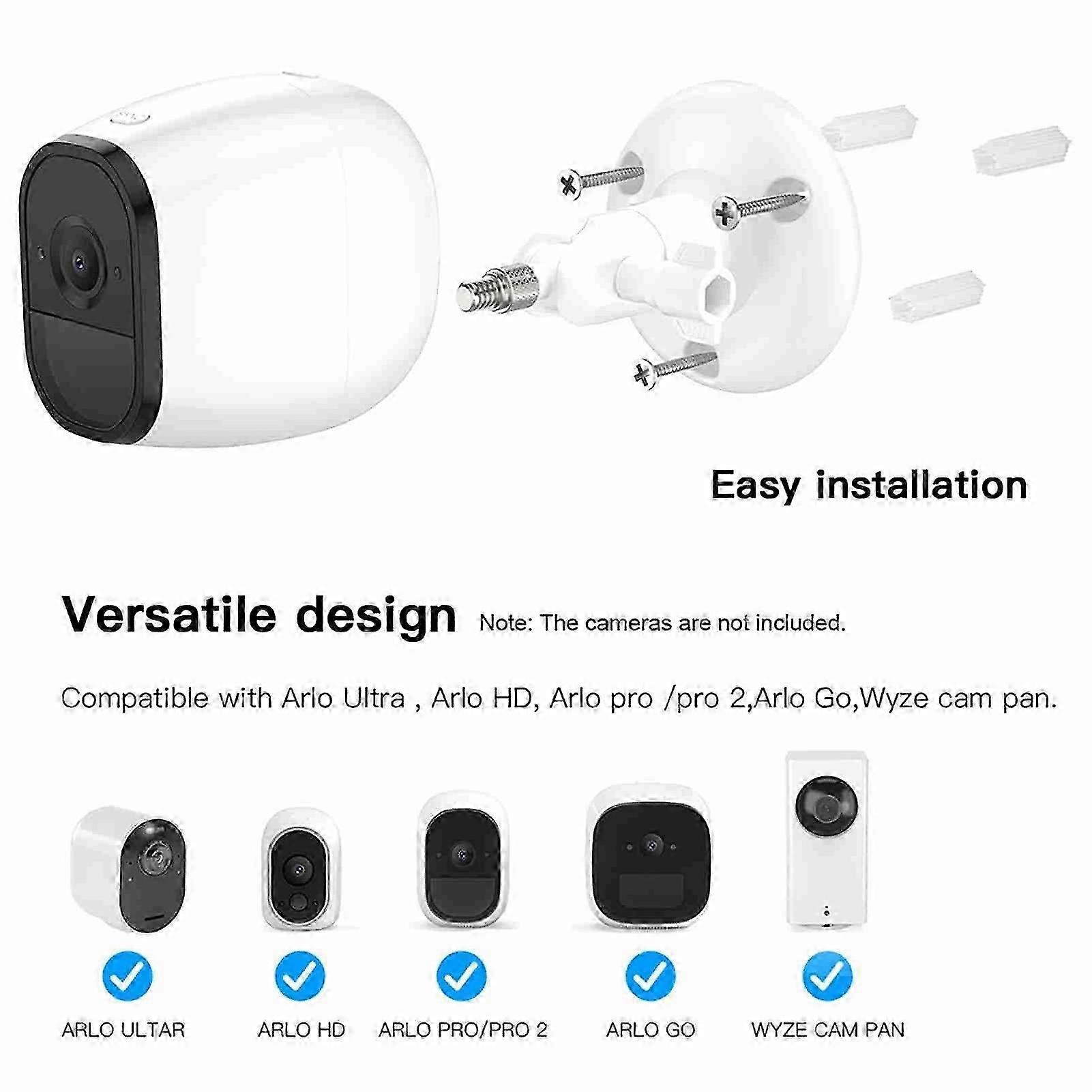 3 Pack Adjustable Wall Mount for ARLO HD/ARLO PRO/ARLO PRO2/ARLO GO ...