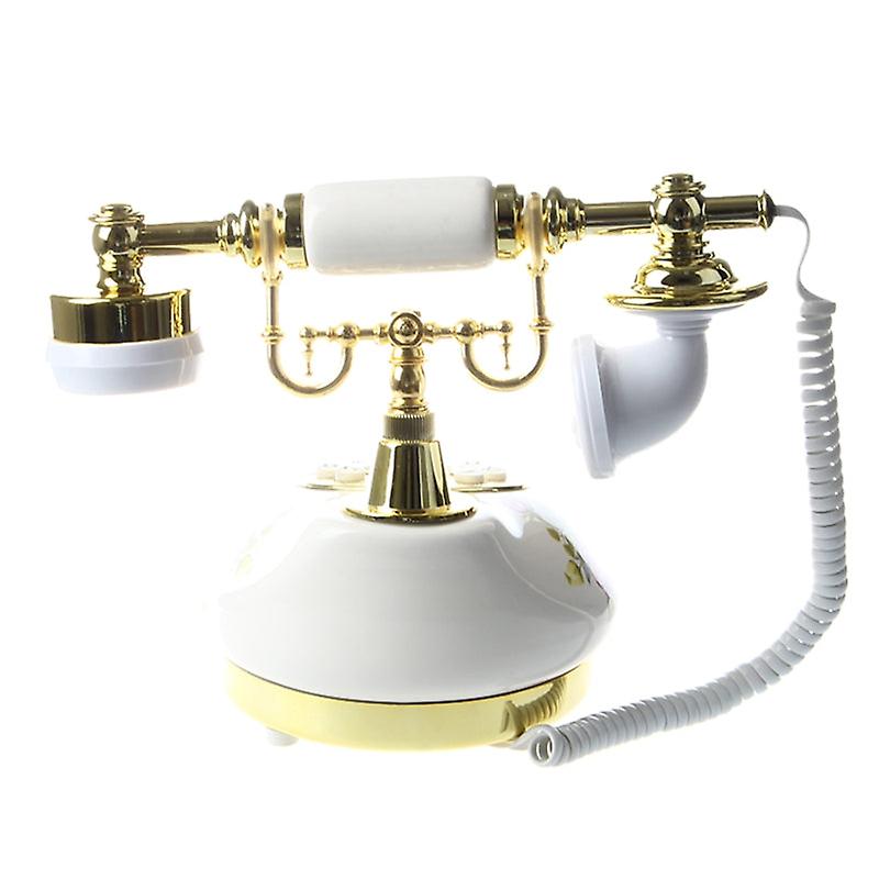 Antike Designer Telefon Nostalgie Teleskop Vintage Telefon aus Keramik ...