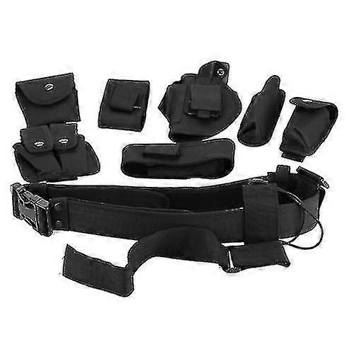 Tactical Police Security Guard Equipment Duty Utility Kit Belt With ...