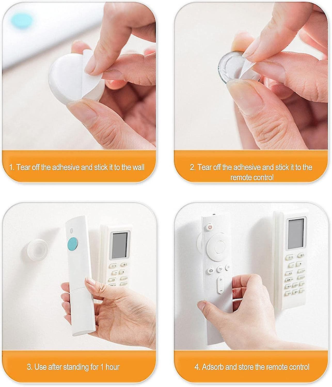 Magnetic Remote Control Holder, Wall Mount Remote Control Storage Shelf ...