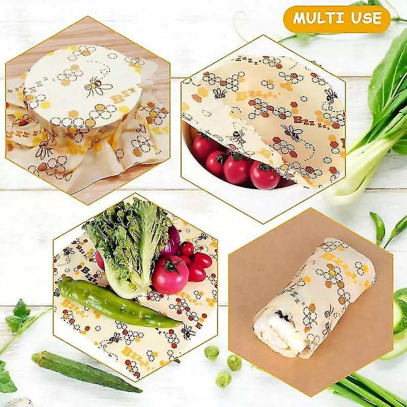 Beeswax Reusable Food Wraps - Beeswax Wrap Sustainable Products, Wax Wrap, Eco-friendly Wrap ...