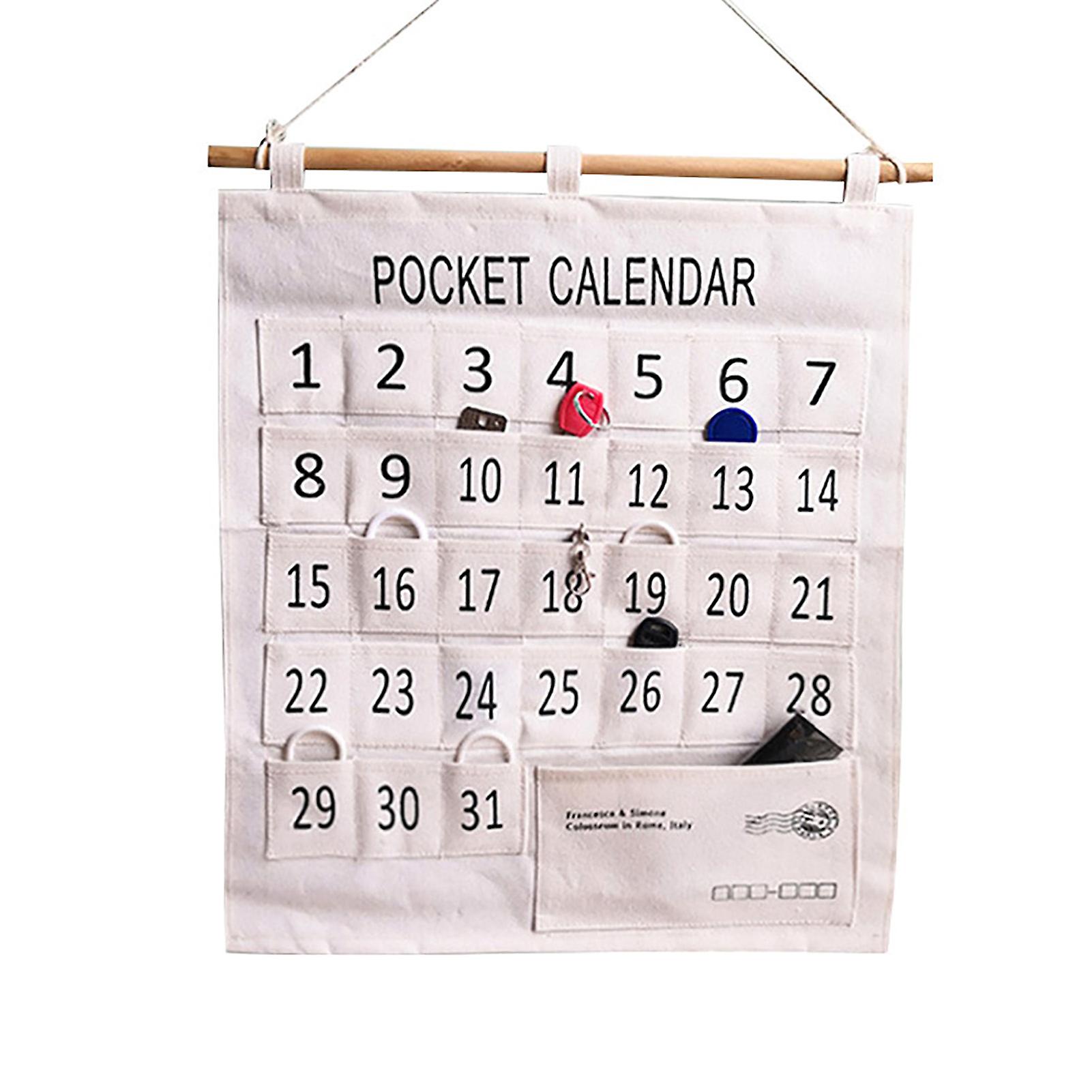 Numbered Pocket Chart,Numbered Calendar Pocket Chart Calendar Pocket ...