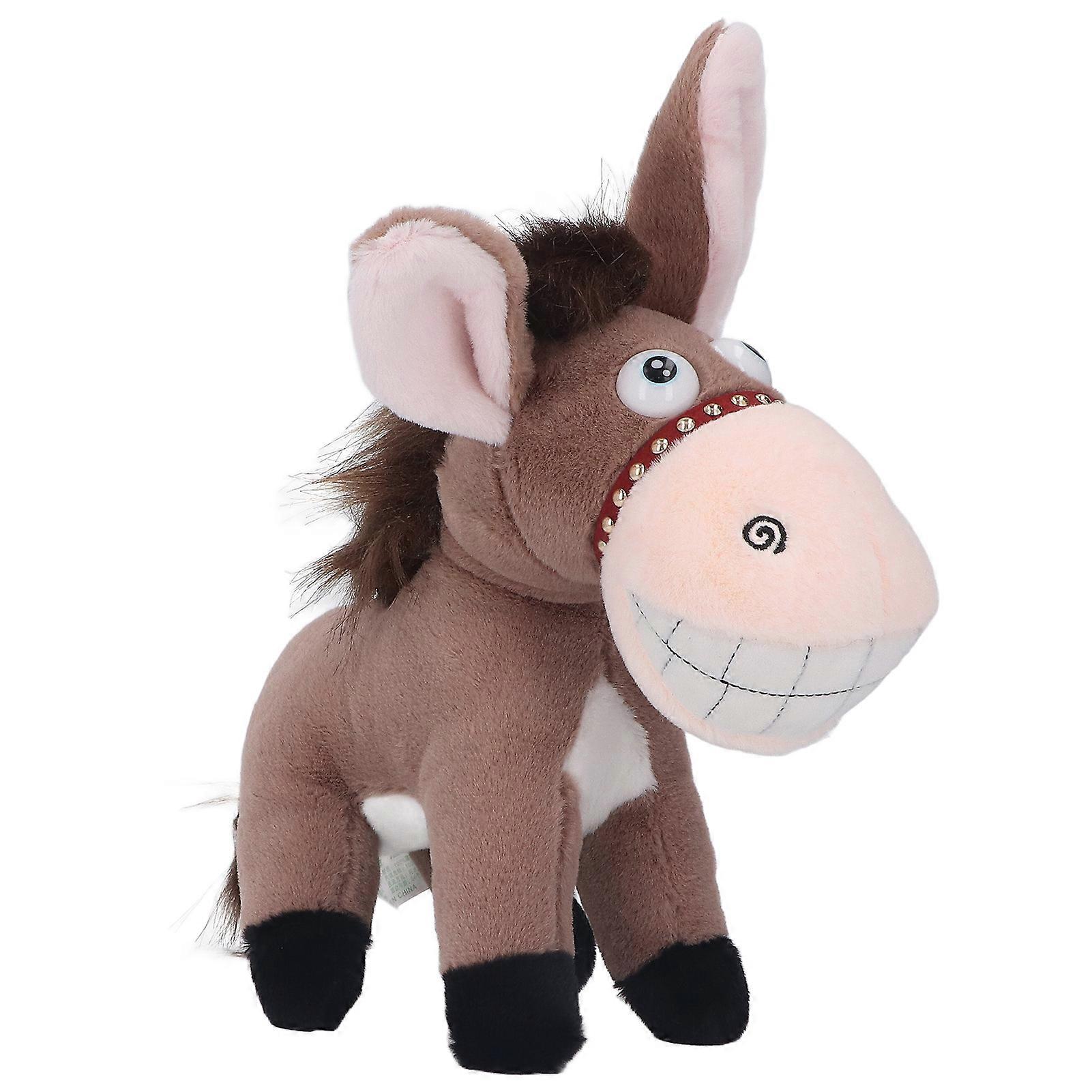 Donkey Stuffed Animal Toy Cute Soft Comfortable Vivid Donkey Plush Toy ...