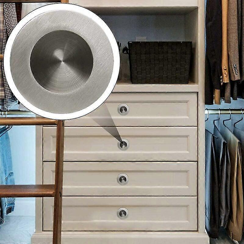 304 Stainless Steel Recessed Sliding Door Handle Round Invisible Groove ...