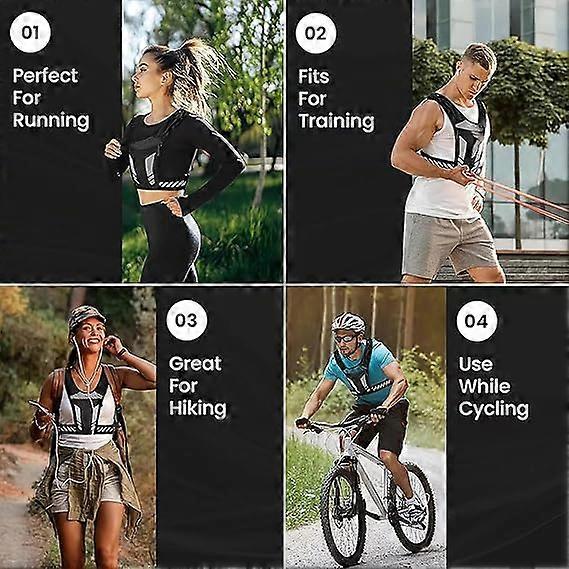 Running Vest with Phone Pocket Lightweight Adjustable Reflective ...