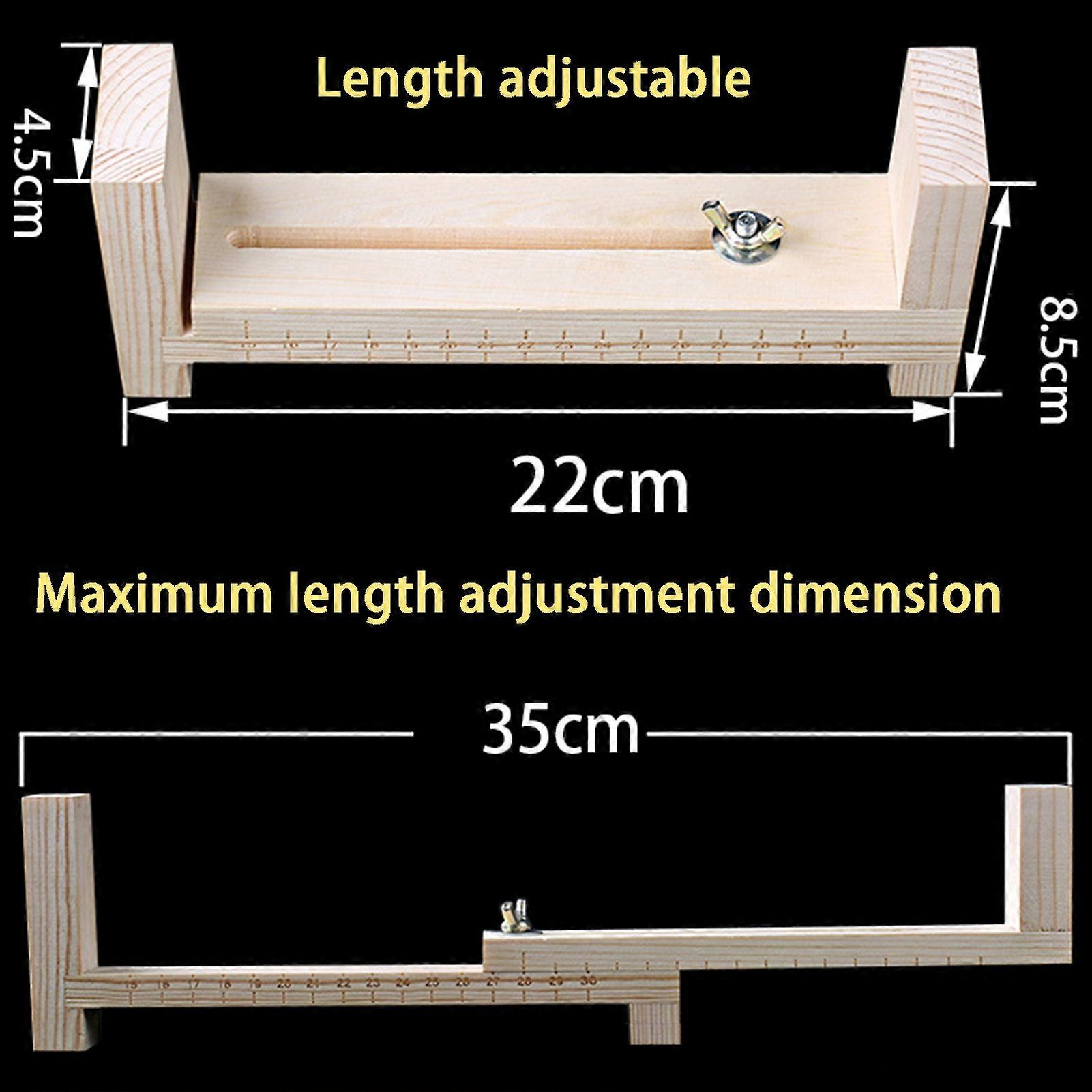 Wood Bracelet Jig U Shape Adjustable Length Clear Scale Easy to Control ...