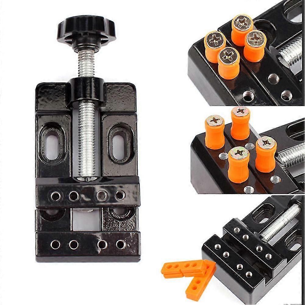 Mini Small Vise Mini Flat Clamp Table Jaw Bench Clamp Drill Press ...
