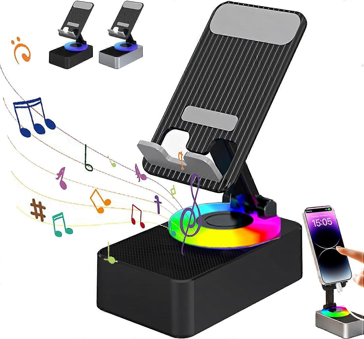 3 in 1 Bluetooth Audio Power Phone Holder,Cell Phone Stand with ...