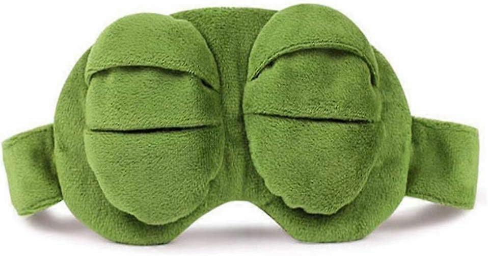 2025 New 3D Frog Eye Sleep Mask - Cute Cartoon Frog Eye Blindfold Cover ...