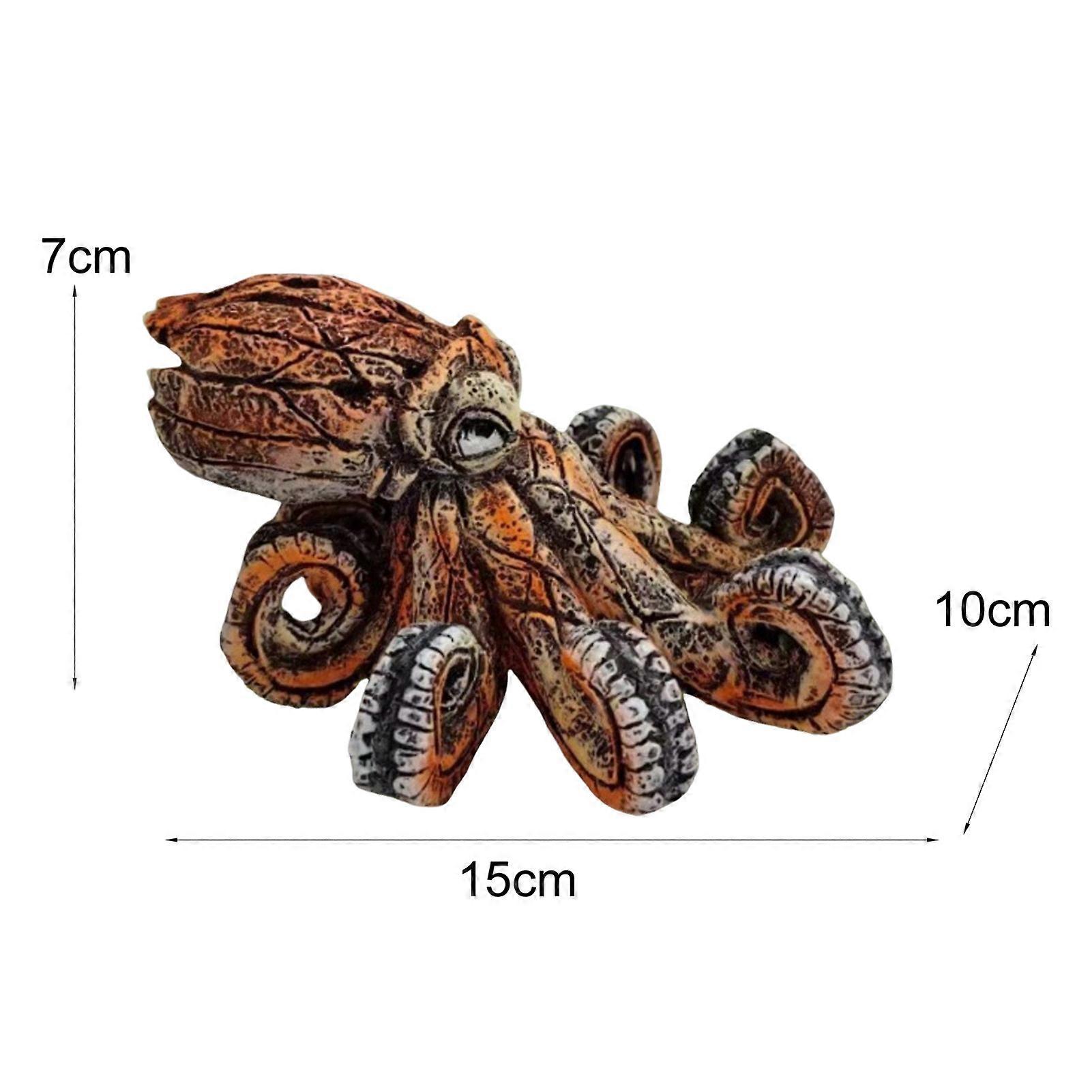 Ocean Octopus Figurine Realistic Sea Life Animals Model Simulated ...