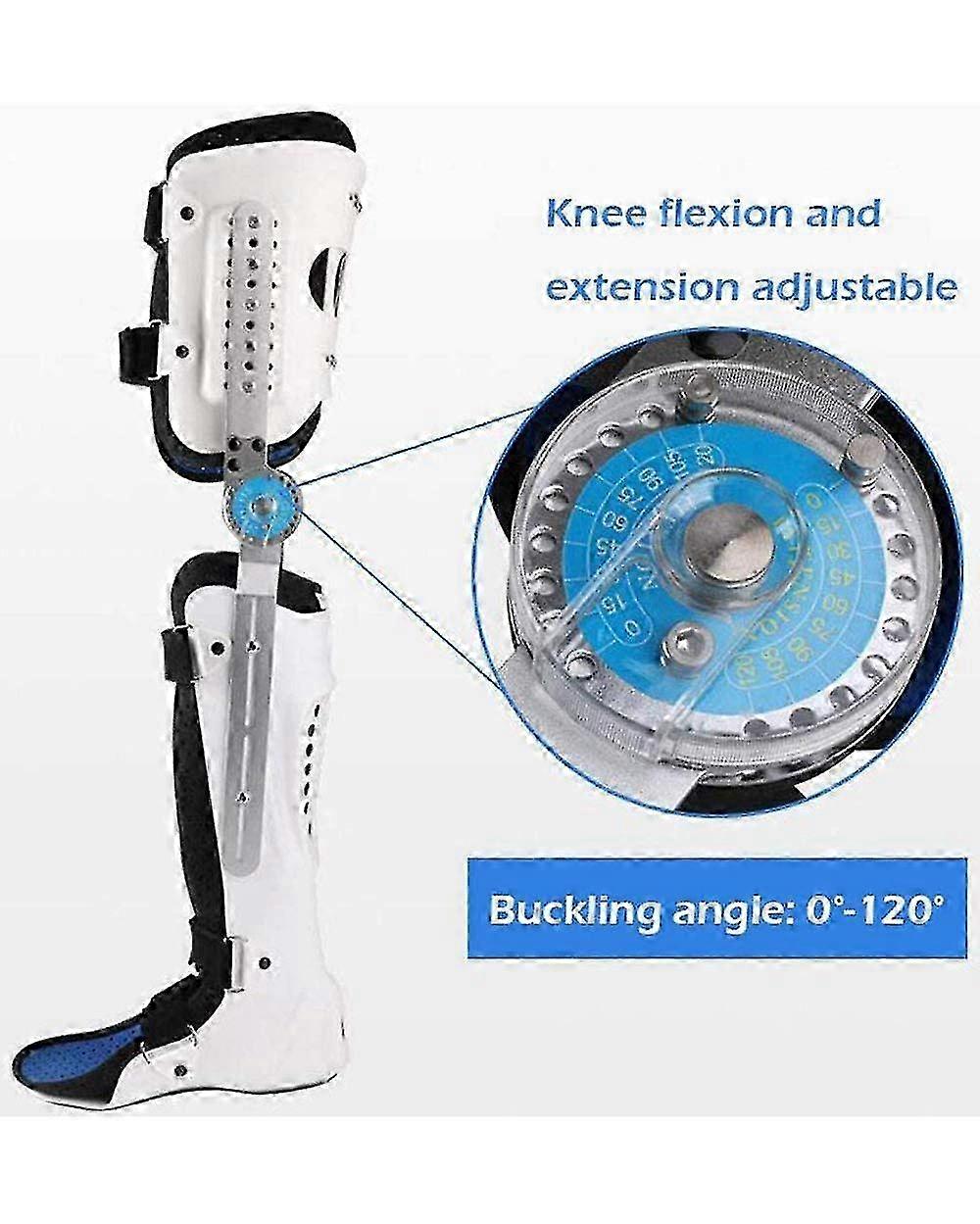 Adjustable Knee Ankle And Foot Orthosis Thigh Knee Joint Calf Foot And ...