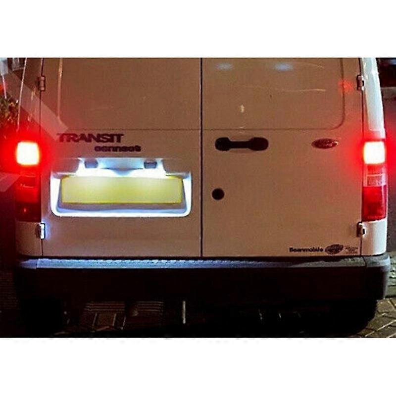 2X LED Licence Number Plate Light White for Transit Tourneo MK5 MK6 MK7 ...