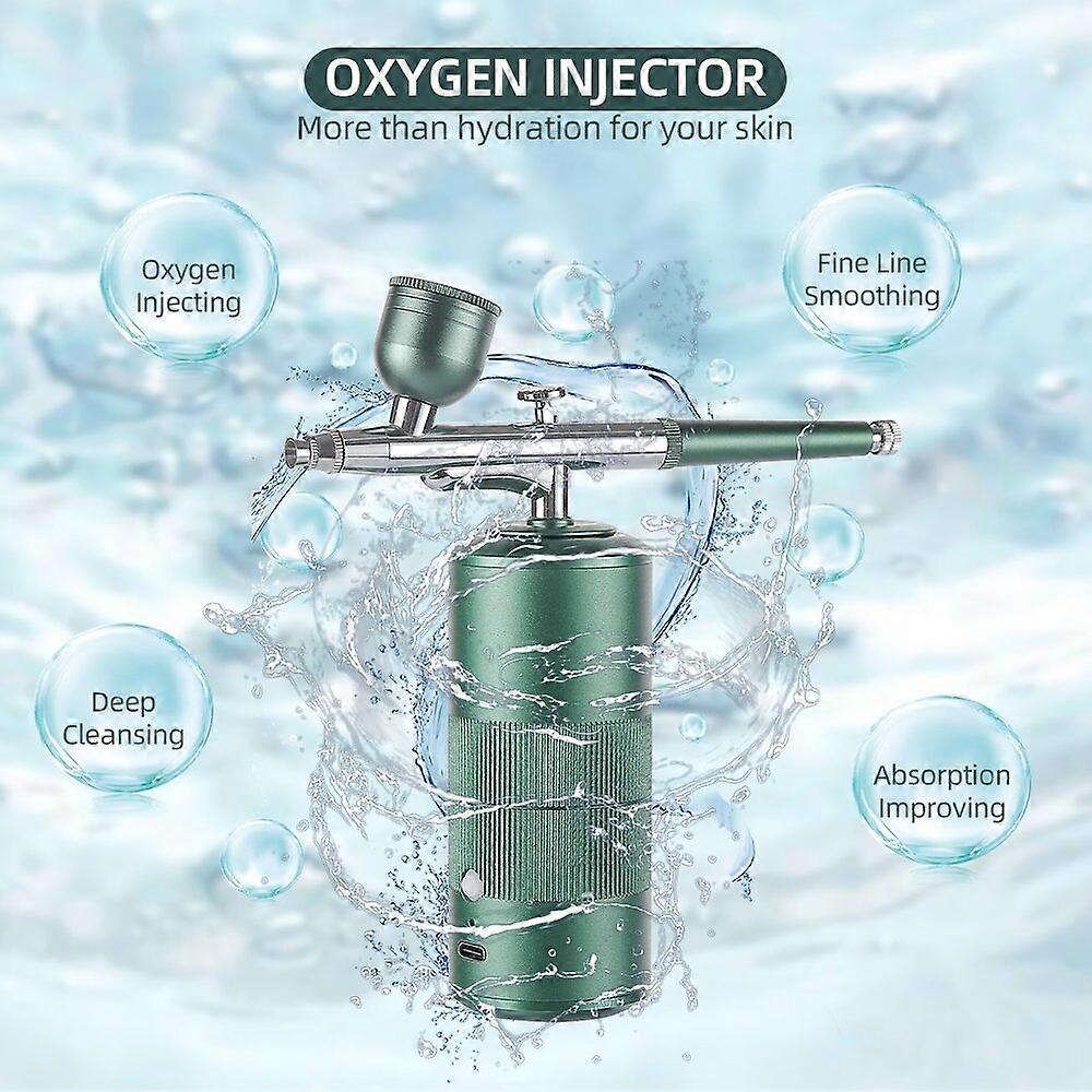 Wireless Portable Airbrush Oxygen Injector Nano Fog Mist Sprayer Gun ...