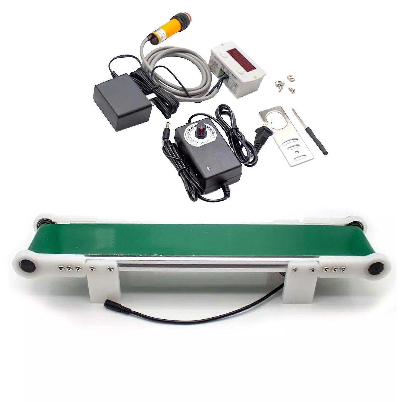 Compact 80mm Width Mini Conveyor Belt with Photoelectric Counter ...