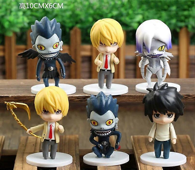5pcs/set Q Anime DEATH NOTE Figure 1200# L Lawliet Action Figure Death ...