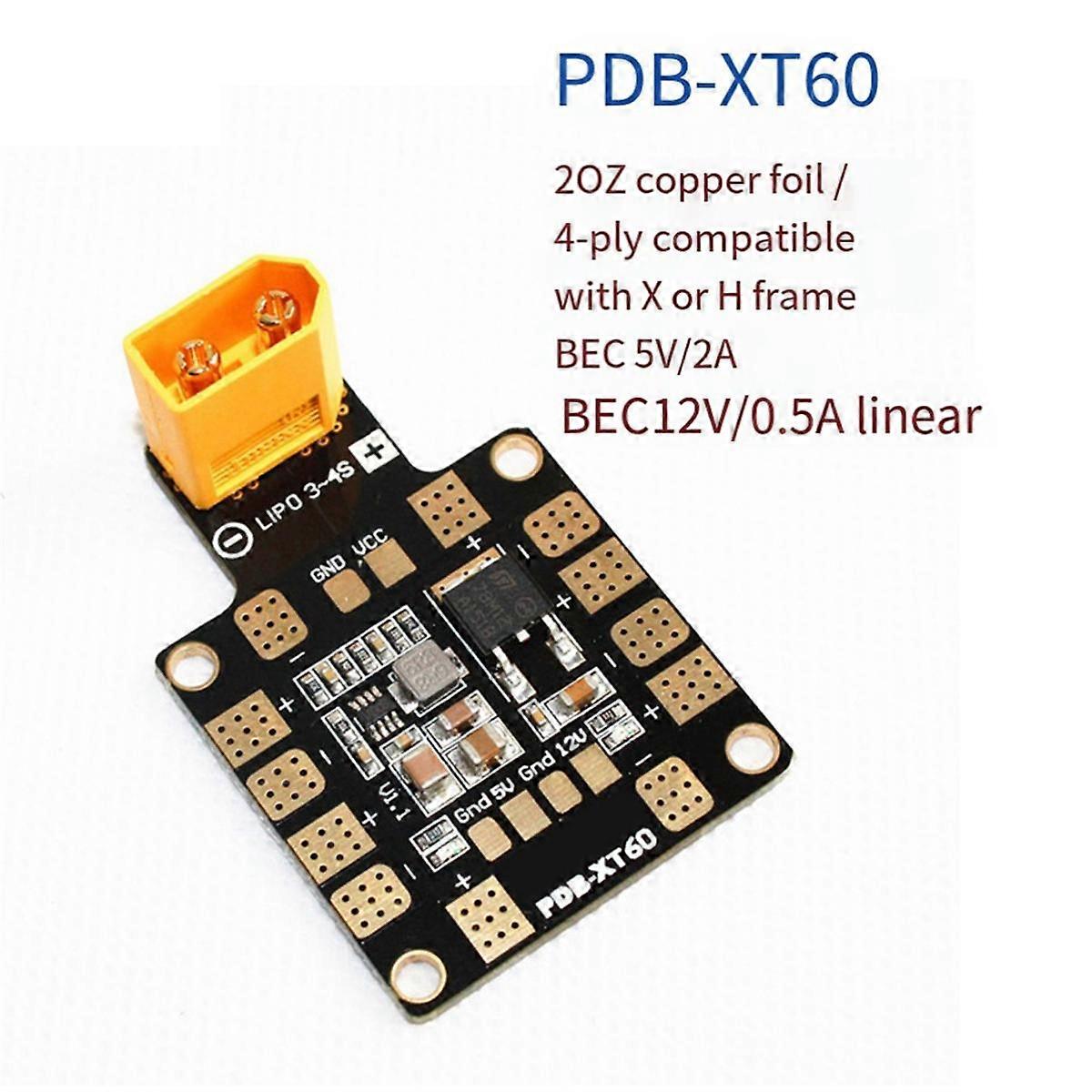 For Systems PDB Power Distribution Board XT60 W/ BEC 5V 12V for QAV250 ...