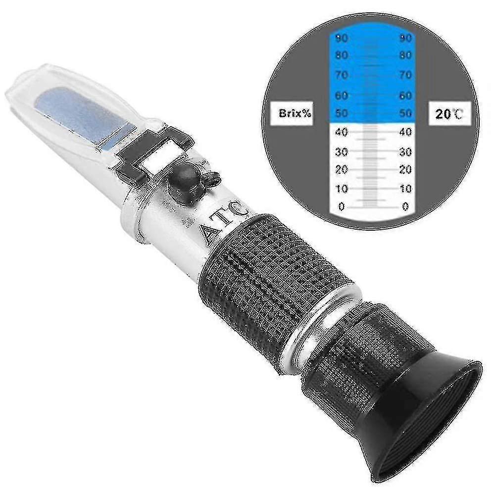 Brix Refractometer Aluminum 0-90% Handheld Brix Meter Best Gift | Fruugo UK