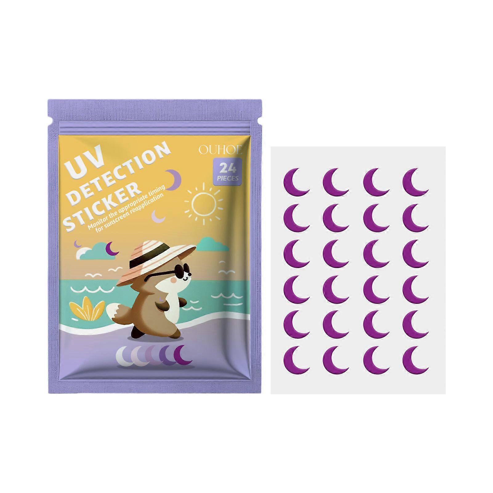 UV Suncreen Stickers for Kids Adults, Ultra-Violet Protection Detection ...