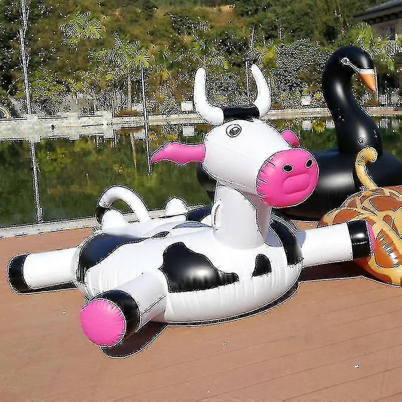 Inflatable Cows Pool Float For Kids Adult Float Raft Water Floating ...