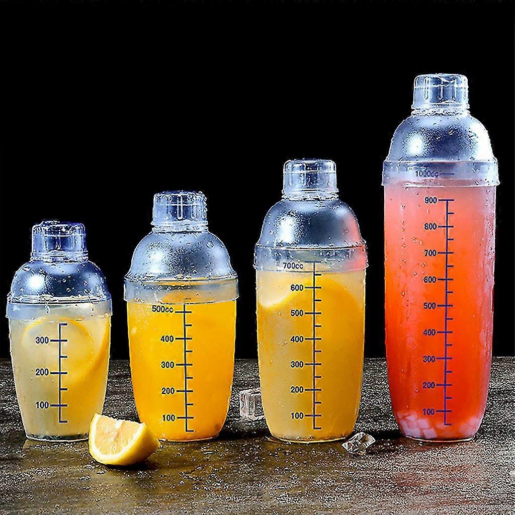 Plastic Cocktail Shakers 350ml/500ml/700ml/1000ml Wine Beveragemartini ...