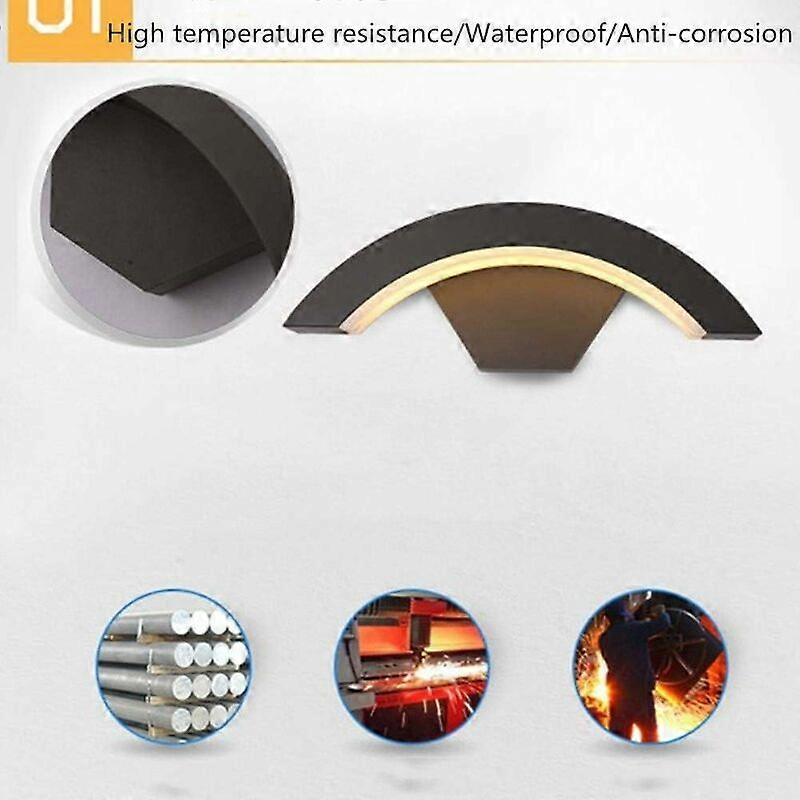 Outdoor Wall Light with Motion Sensor 18W LED SMD 3000K Warm White Wall ...