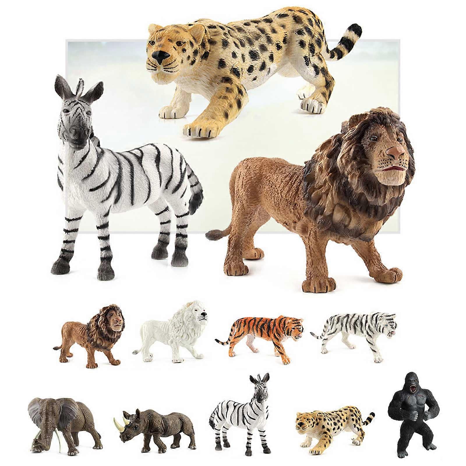 Realistic Animal Model Plastic Wild Animal Toy Figurine Simulation Kid ...