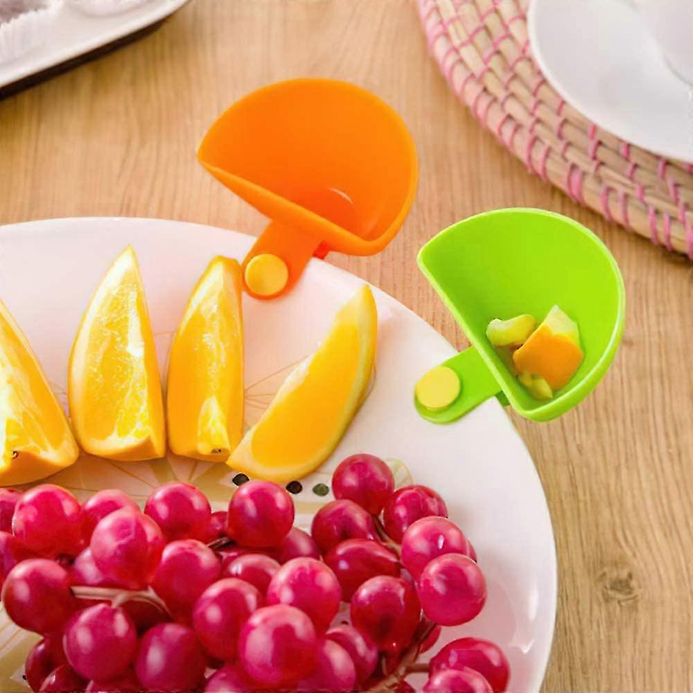 16 Pack Dip Clip Bowl Plate Holder, Assorted Colors Plastic Dish Chip ...