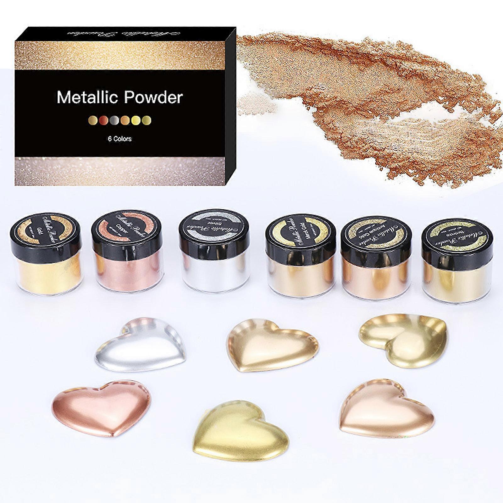 4 Colours Mica Powder Pearlescent Color Slime Pigment Powder DIY ...