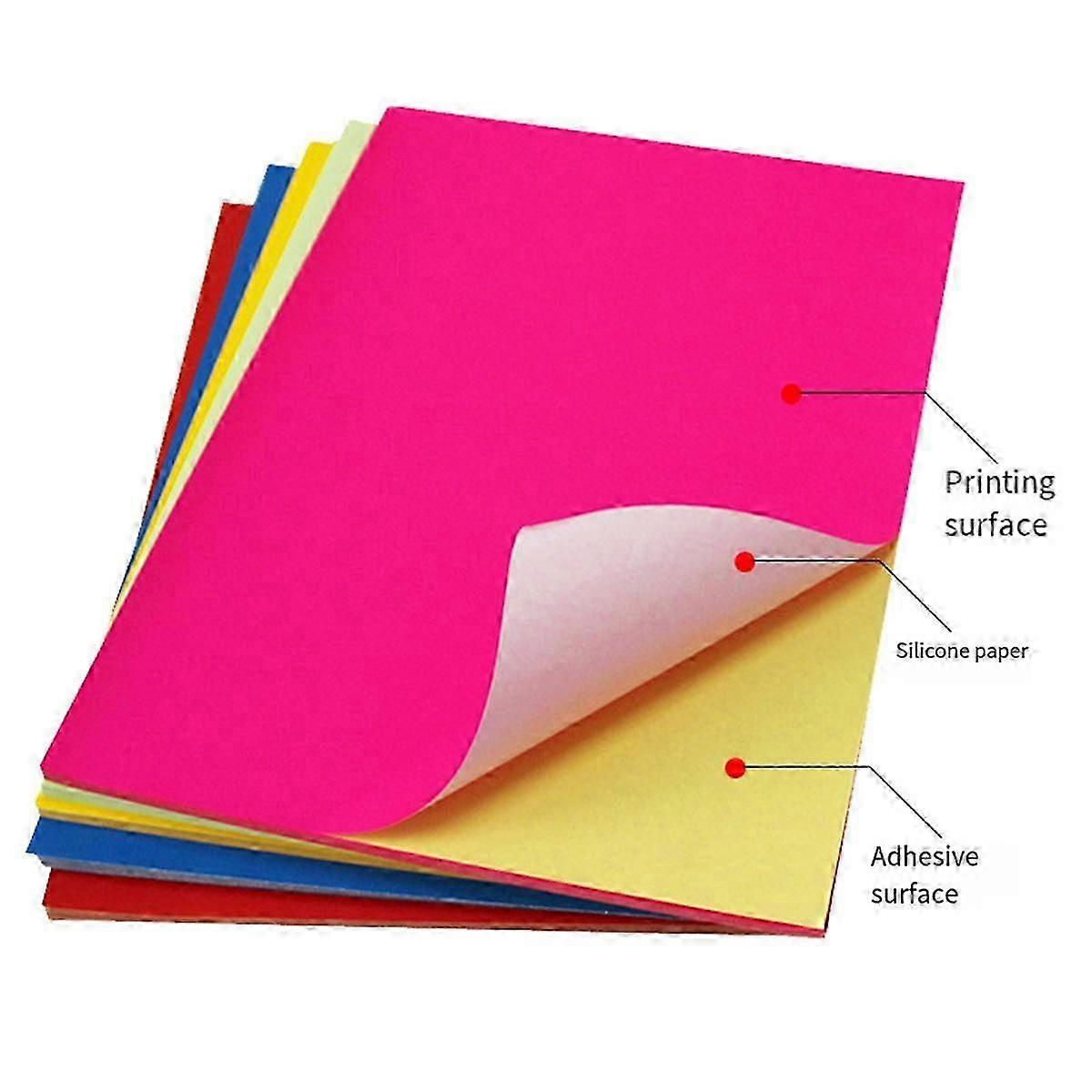 A4 Sticker Paper -a4 Sticker Labels 8.27x11.69 Inch For Laser/inkjet ...