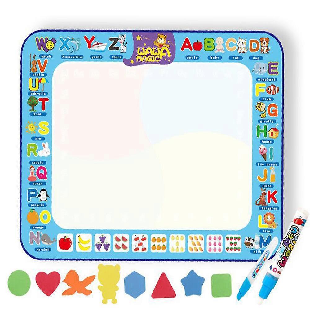 Water Coloring Mat for Kids, Reusable Water Color Doodle Board Mess ...