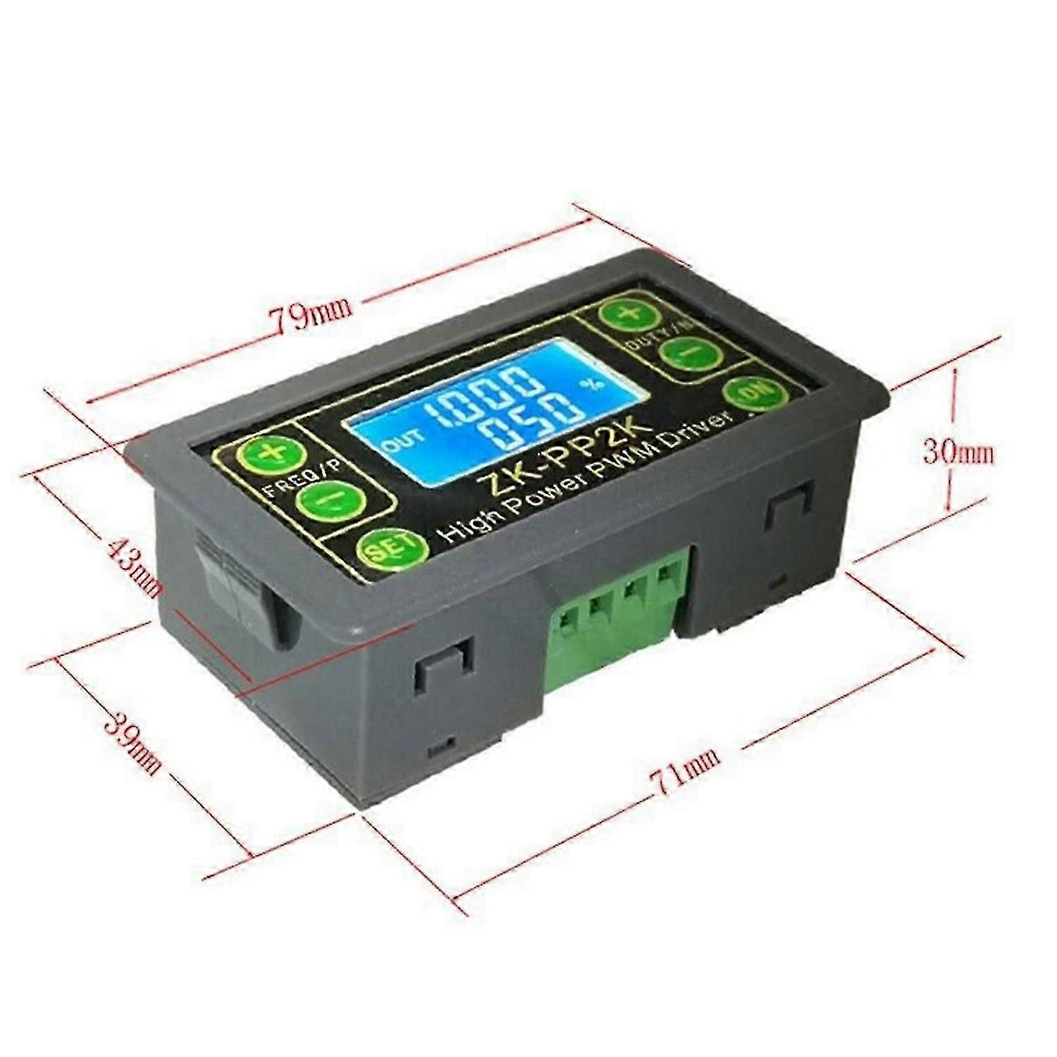 High Power PWM & Pulse Generator ZK-PP2K Frequency Duty Cycle ...