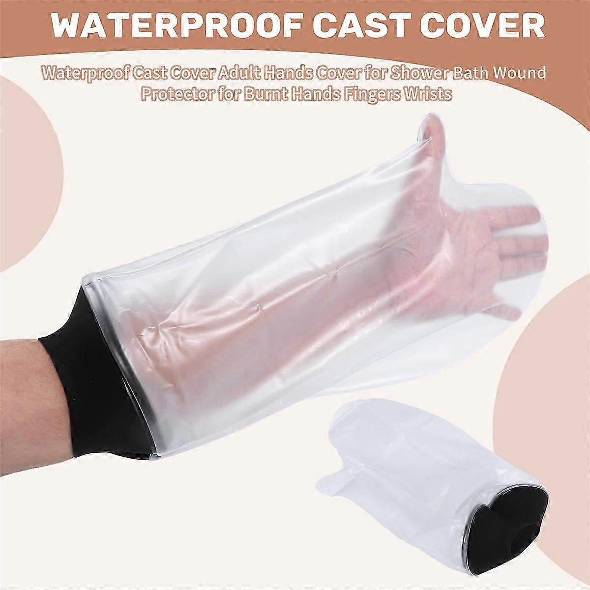 Waterproof Cast Cover Adult Hands Cover for Shower Bath Wound Protector ...