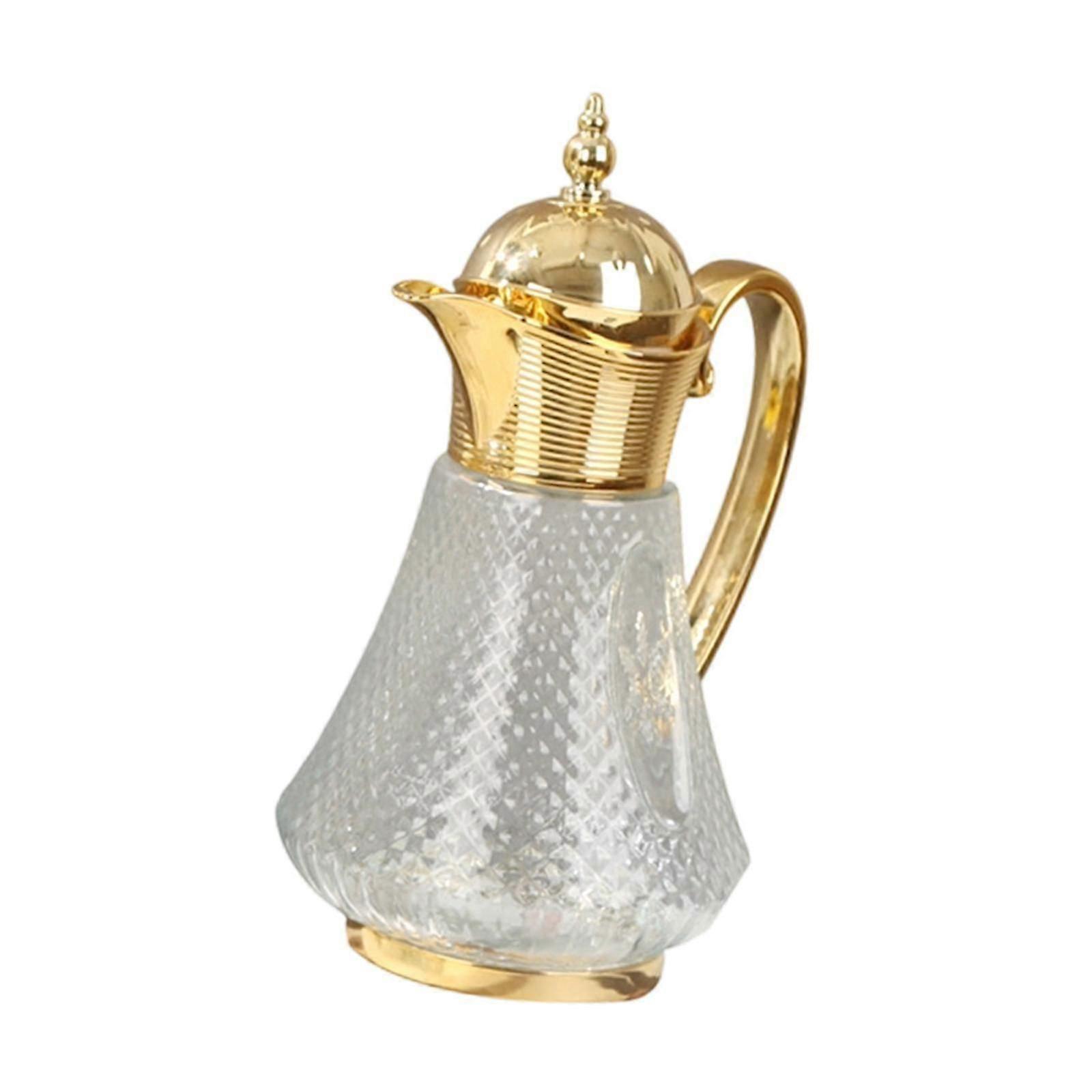 Middle Eastern Style Glass Pitcher Glass Water Jug Elegant Portable ...