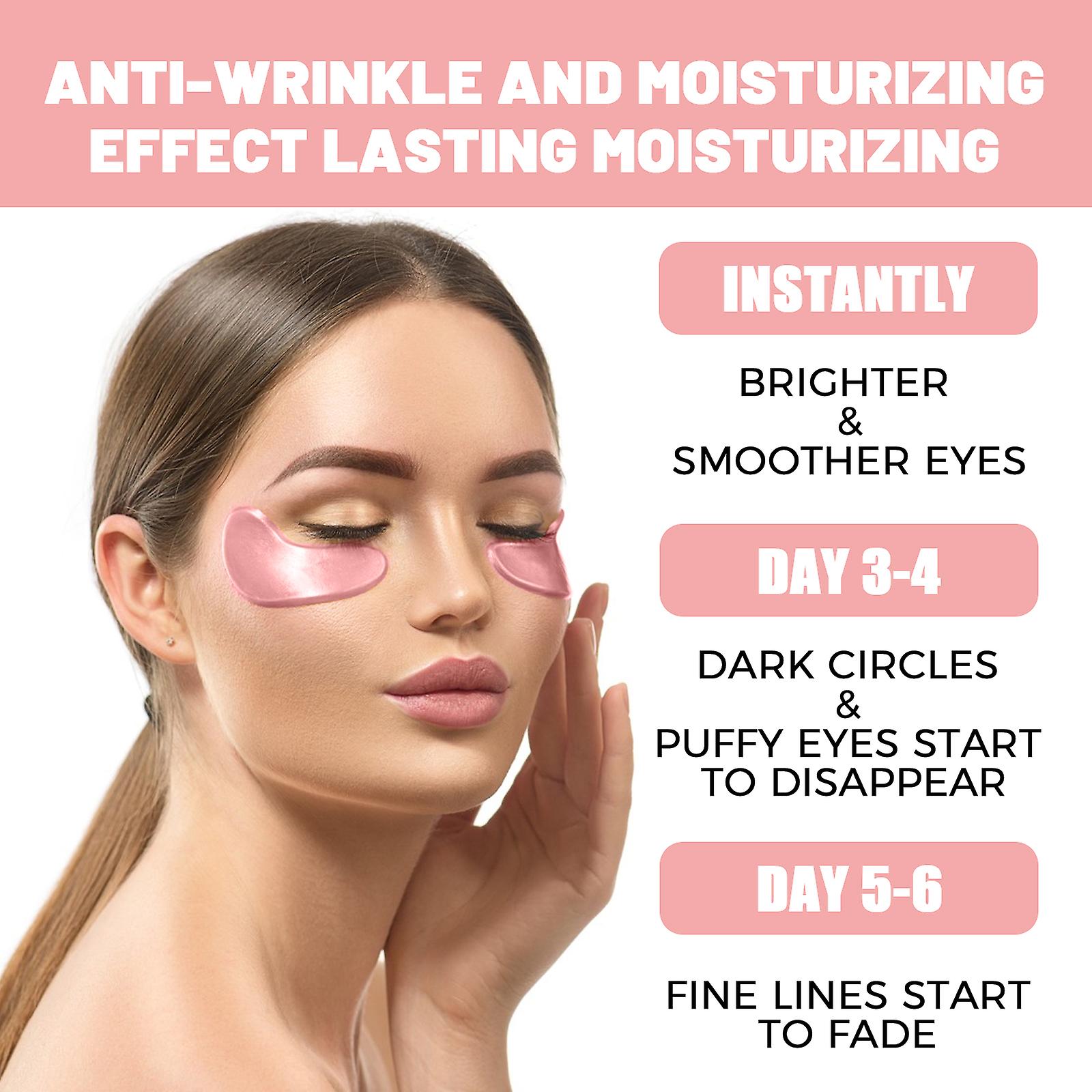 Rose Under Eye Patches, Collagen Under Eye Mask For Puffy Eyes & Bags ...