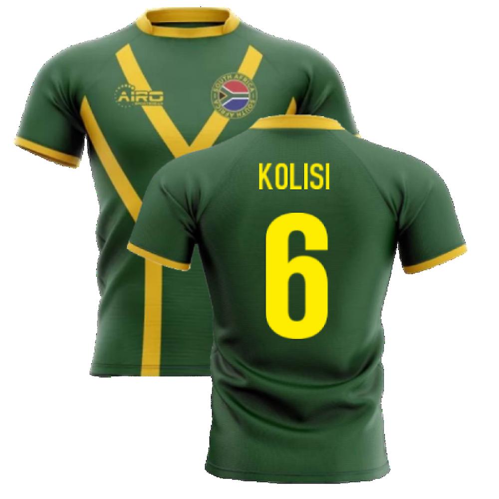 2022-2023 Zuid-Afrika Springboks Vlag Concept Rugby Shirt (Kolisi 6 ...