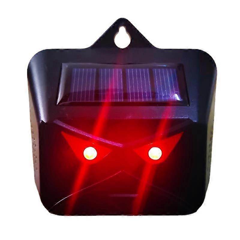 Solar bird repellent (black), predator control light - garden fox mos ...