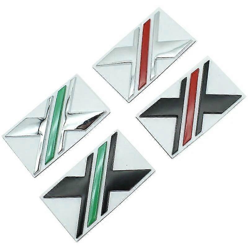 3d Metal Black Logo X Xpower Emblem Car Fender Badge Trunk Decal For Mg ...
