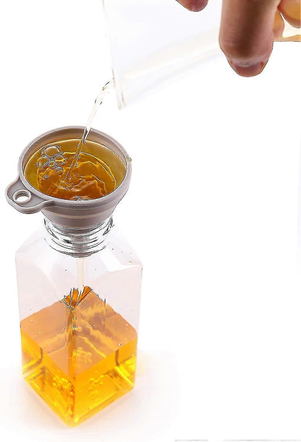 20 Pack 12oz Plastic Juice Bottles With Black Cap, Clear Reusable ...