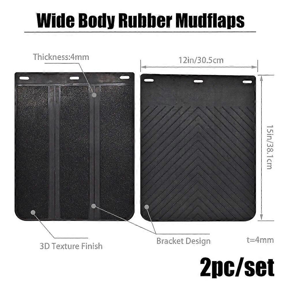 Rubber Mudflaps Mud Flaps Splash Guards Mudguards For Ford Transit ...