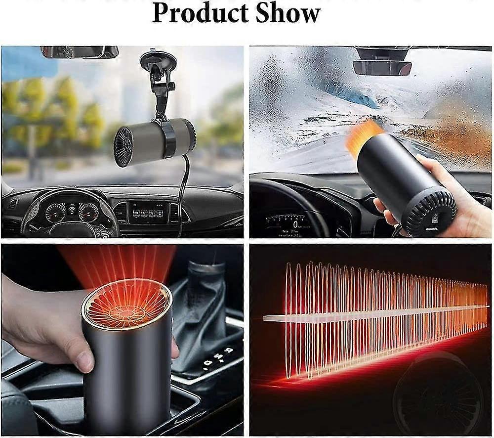Car Heater, 2 In1 Portable Windshield Defogger And Defroster, 12v 150w ...