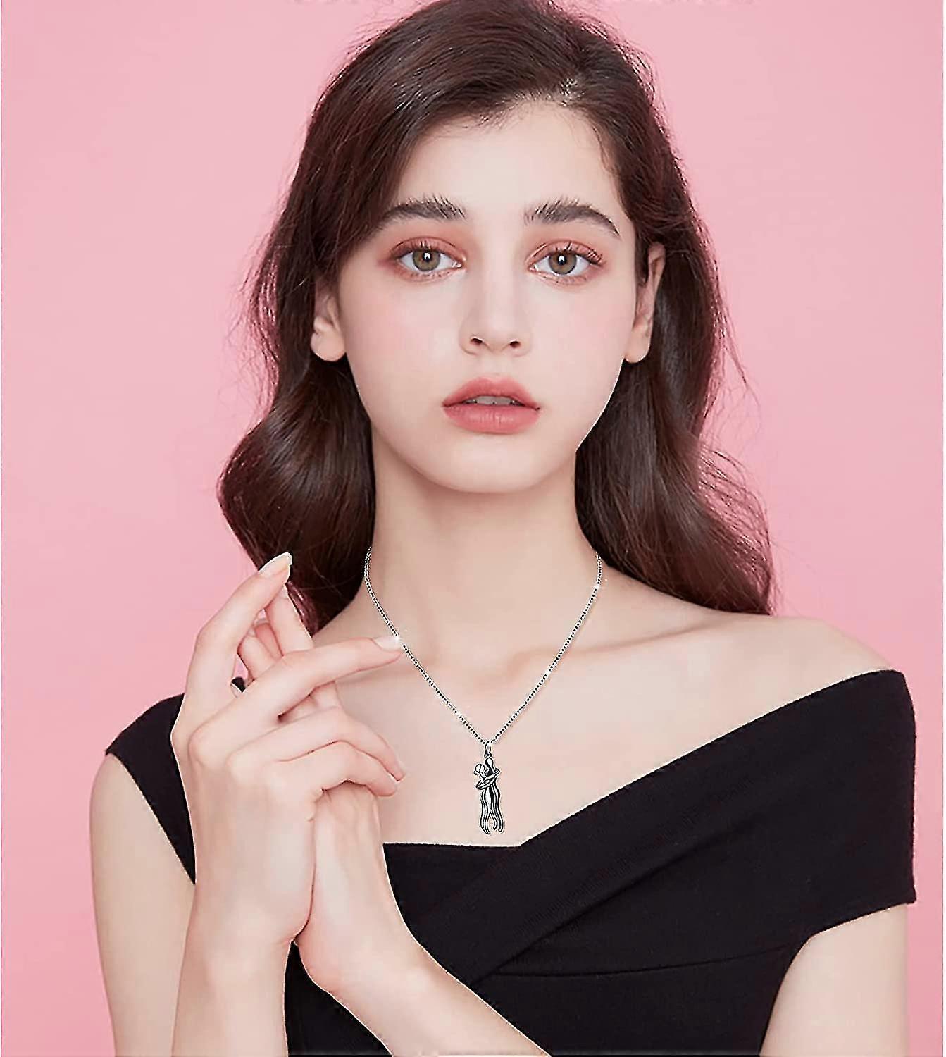 Hug Couple Necklace S925 Sterling Silver Hugging Necklace Beloved ...