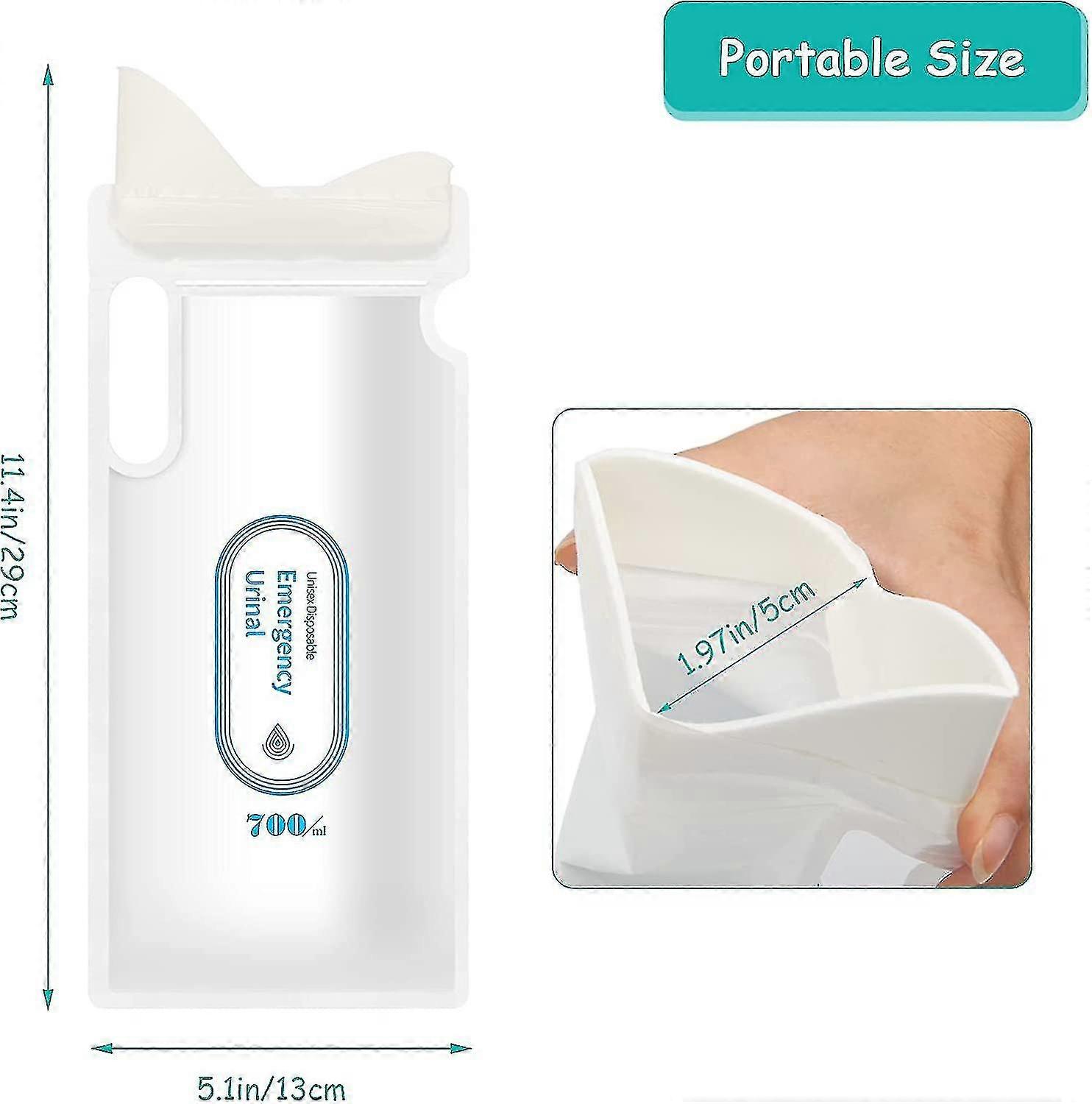 12 Pcs Portable 700 Ml Urine Bags, Disposable Camping Pee Bags For ...