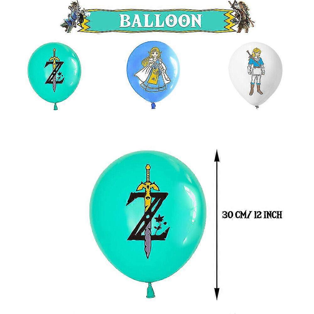 The Legend Of Zelda Game Themed Birthday Party Decoration Decors Set ...