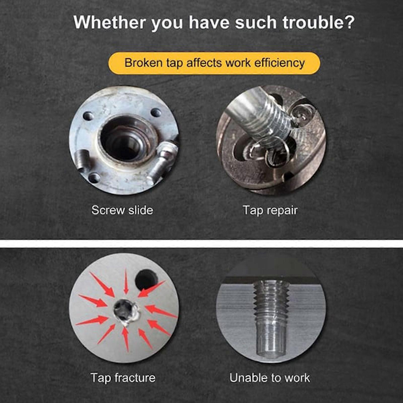 Professional Broken Tap Extractor Set Anti-Thread Screw Remover Tool ...