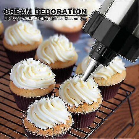 Professional Stainless Steel Pastry Syringe Biscuit Press Pastry Gun ...
