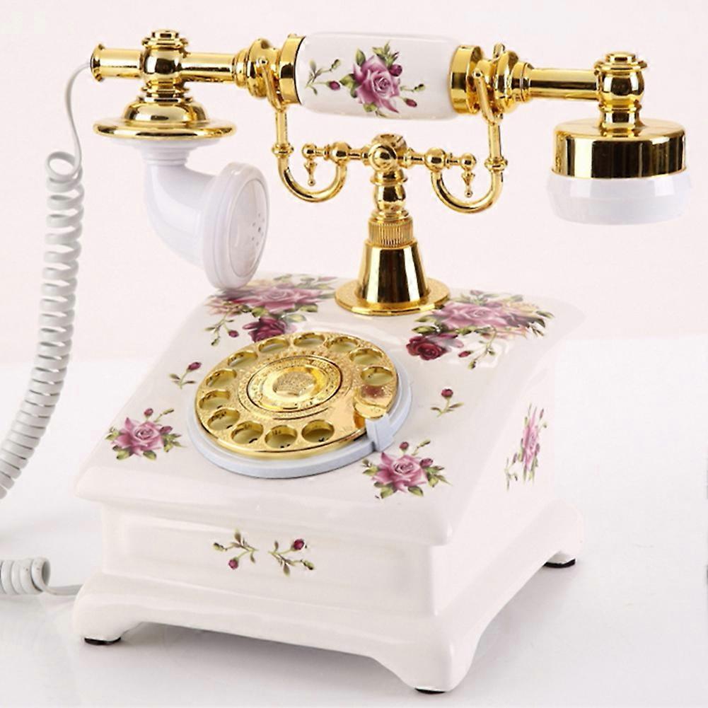 Antique Style Rotary Phone Princess French Style Old Fashioned Handset ...